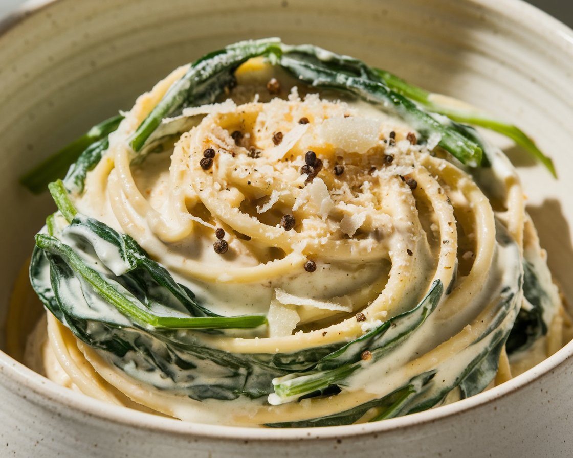Creamy Spinach and Ricotta Pasta in 30 Minutes or Less