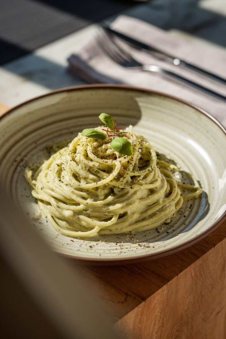 Easy Green Spaghetti Recipe with Fresh Herbs
