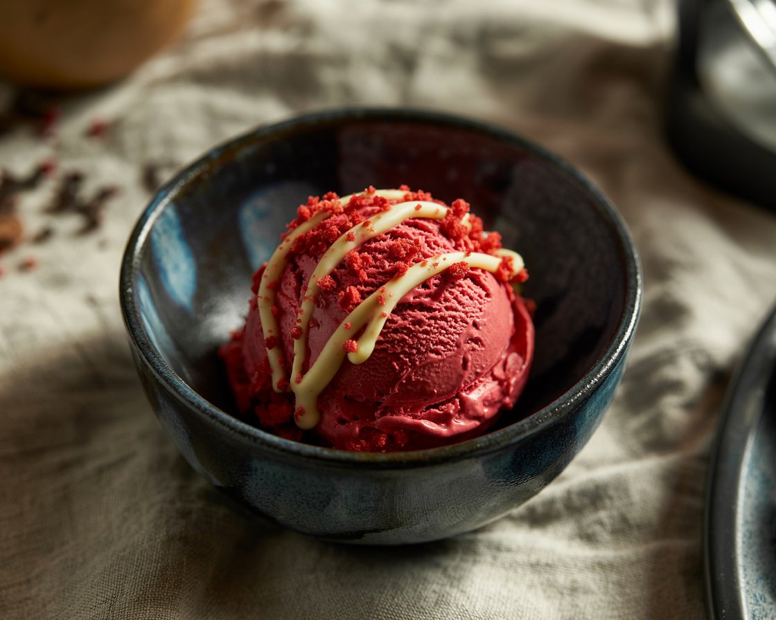 Creamy Red Velvet Ice Cream Recipe