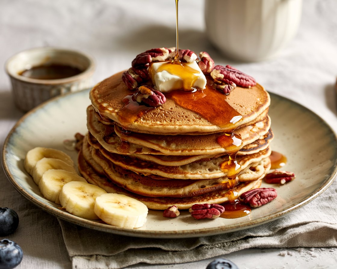 Easy 3 Ingredient Oatmeal Pancakes