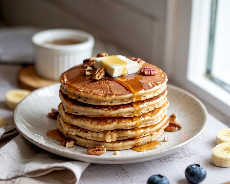 Easy 3 Ingredient Oatmeal Pancakes