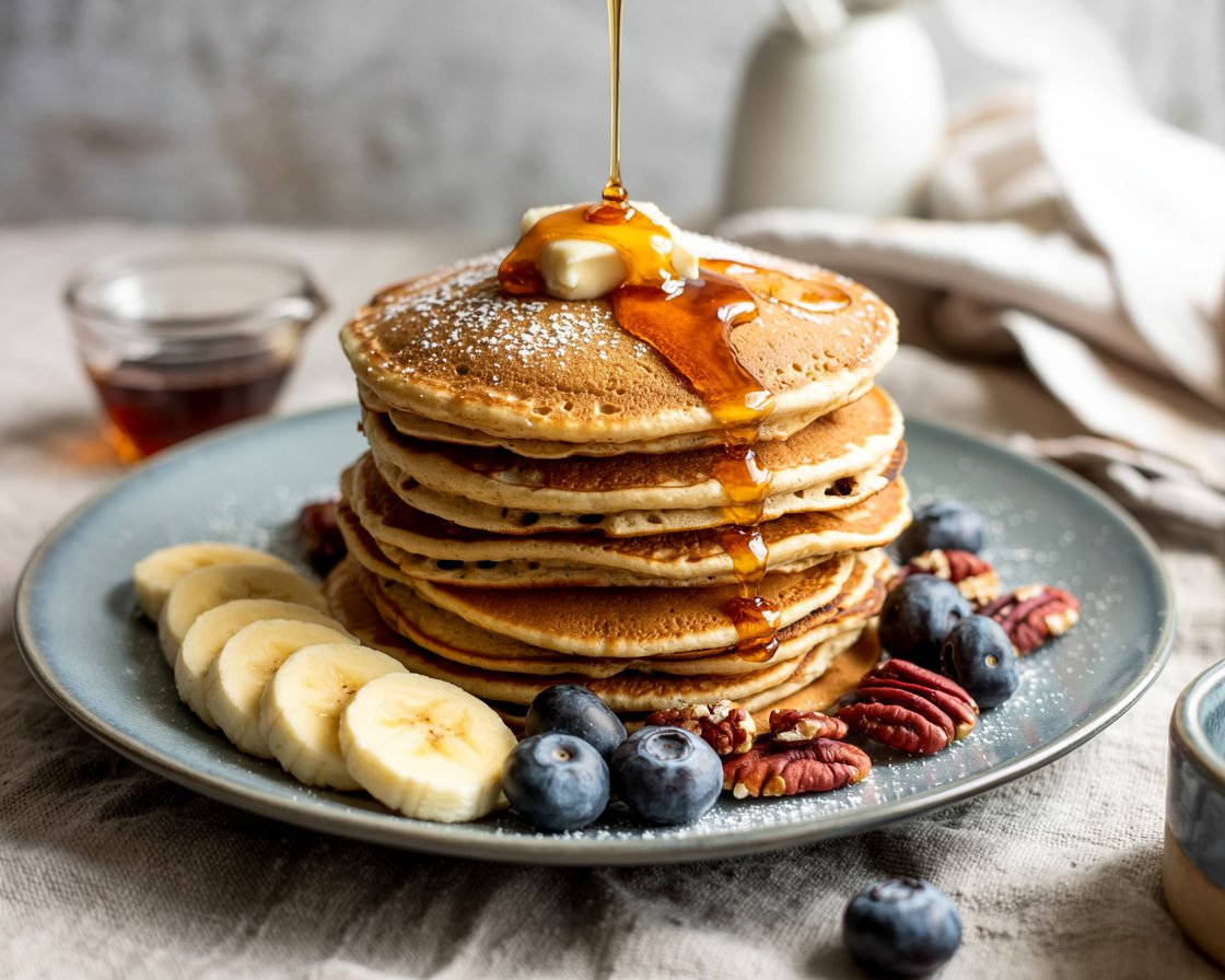 Easy 3 Ingredient Oatmeal Pancakes