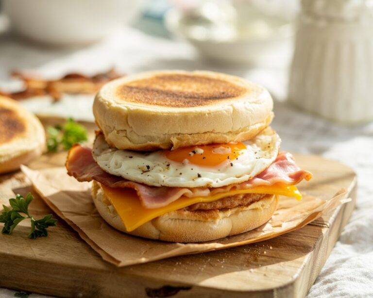 Homemade Egg McMuffin Recipe