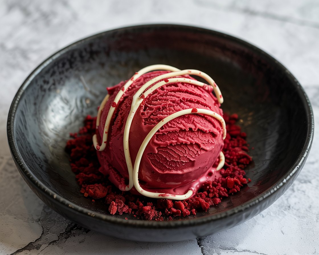 Creamy Red Velvet Ice Cream Recipe