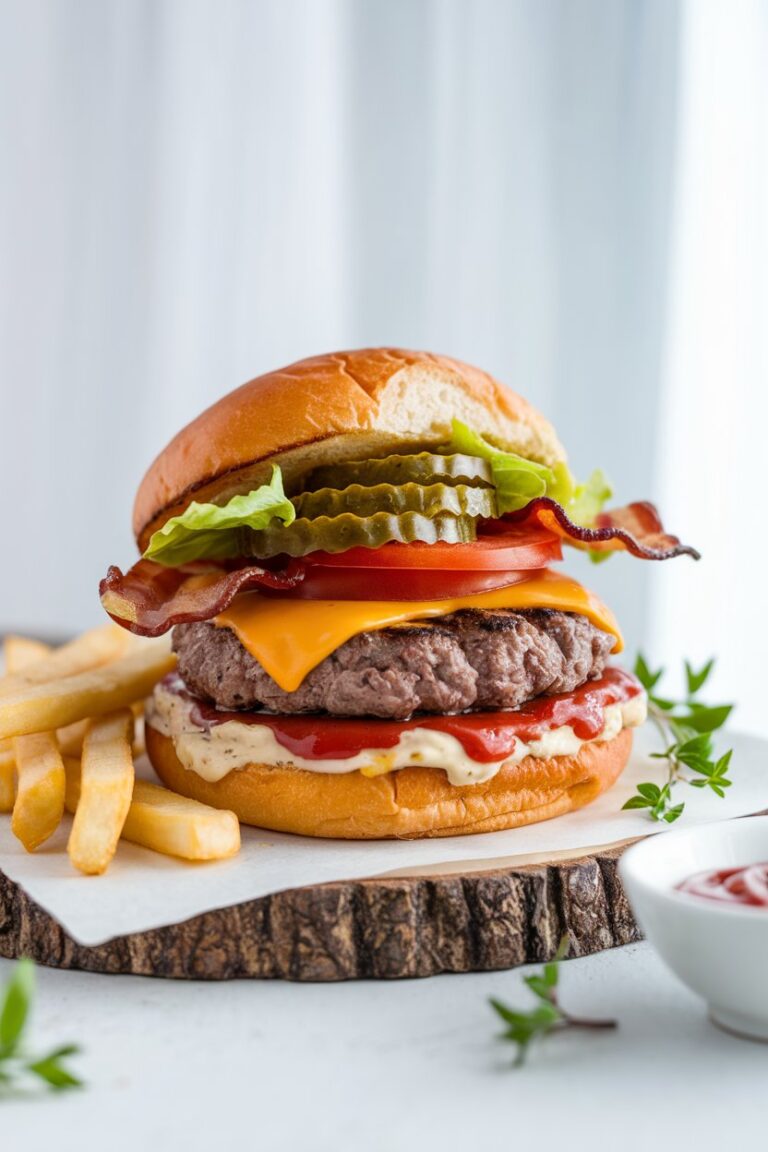 The Best Homemade Beef Burger Recipe