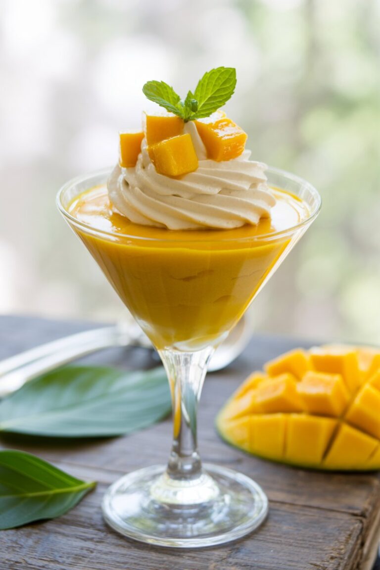 Fresh Mango Mousse Recipe – No Eggs, No Baking Needed