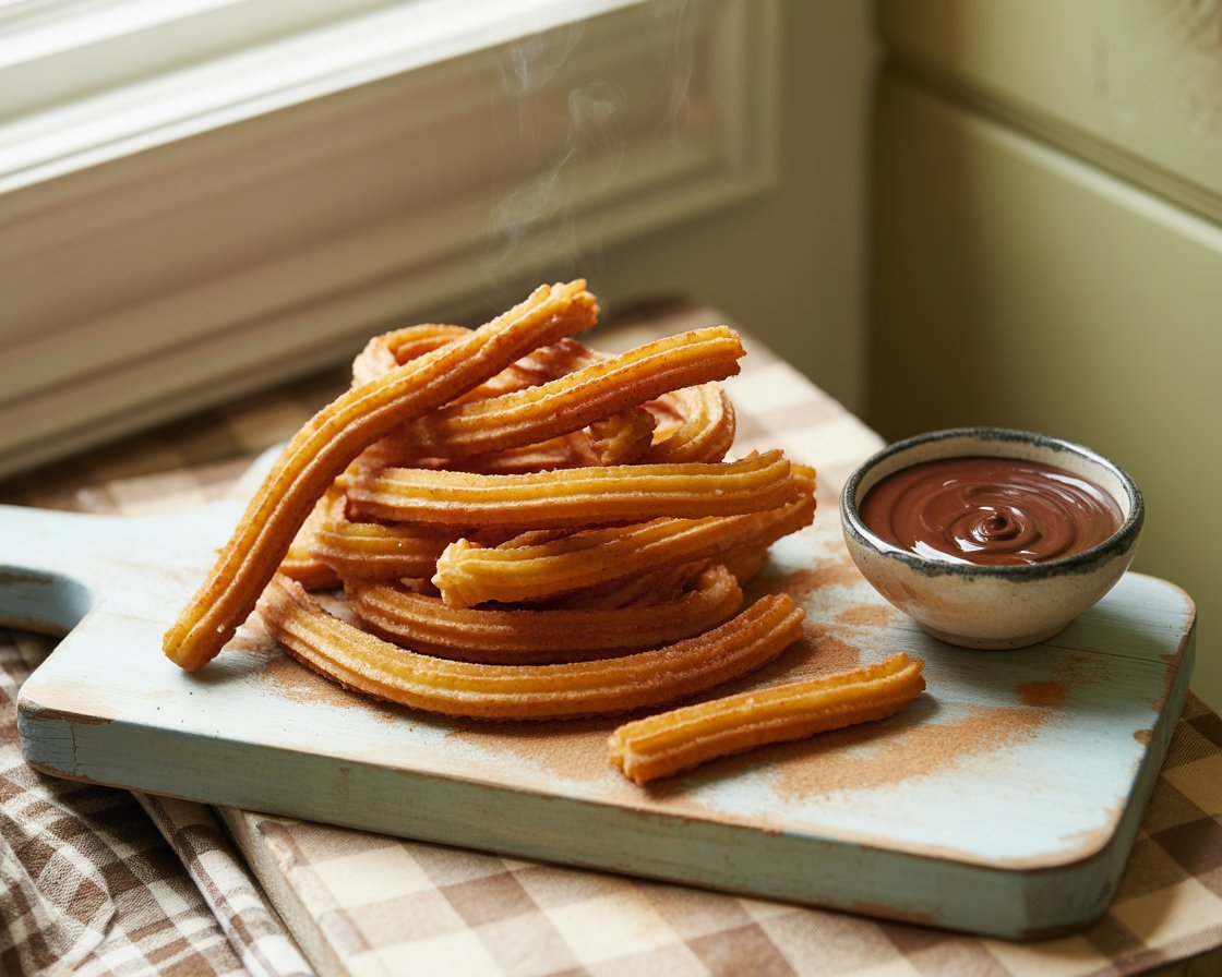 Easy Churro Recipe with Chocolate Dipping Sauce