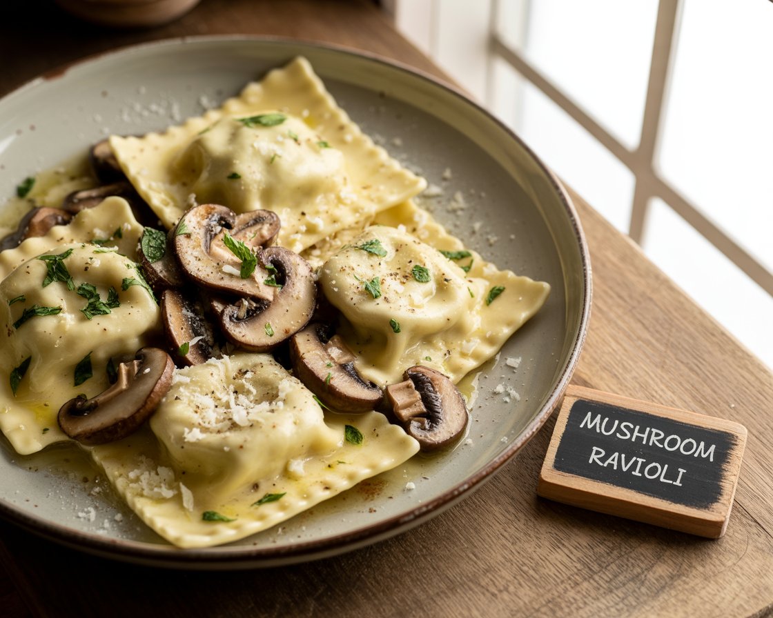 Authentic Mushroom Ravioli Recipe from Italy