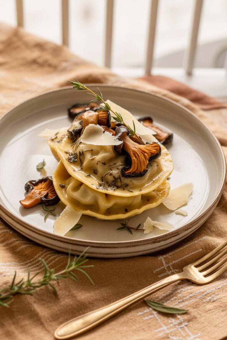 Authentic Mushroom Ravioli Recipe from Italy