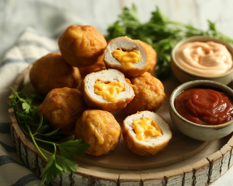 Chicken Cheese Balls Recipe – Crispy & Gooey Snack Delight