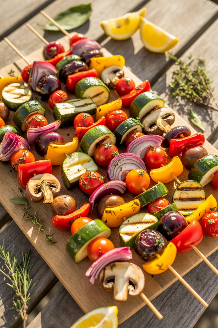 Grilled Veggie Skewers Recipe | Easy & Delicious BBQ Idea
